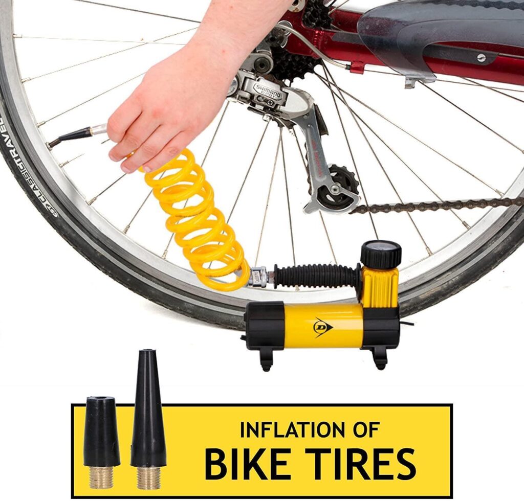 Dunlop Metal Air Compressor – 12V – 7 bar – 100 PSI – MSKA Solutions Ltd