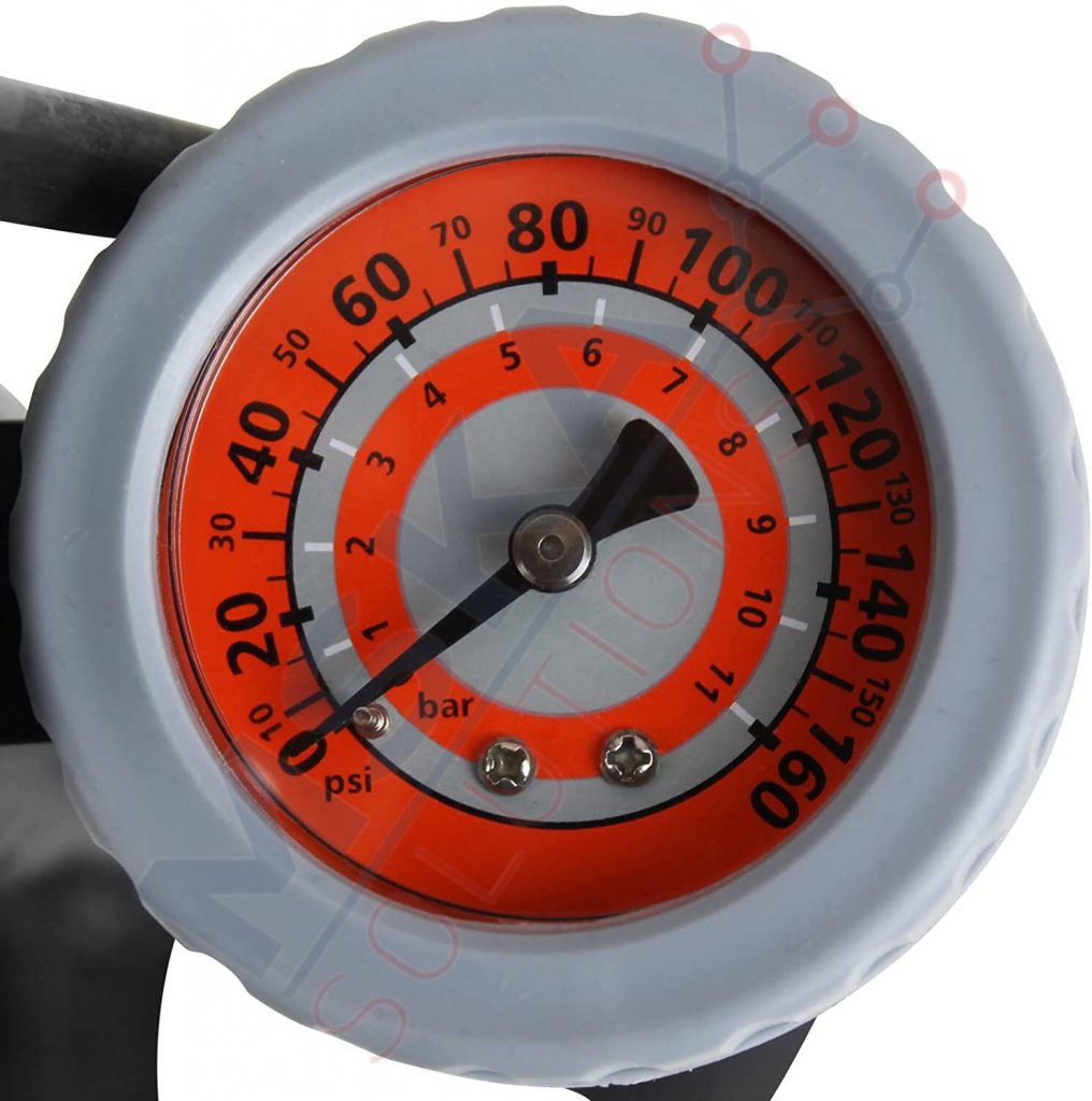 Dunlop Bicycle Floor Pump with Analogue Gauge – MSKA Solutions Ltd