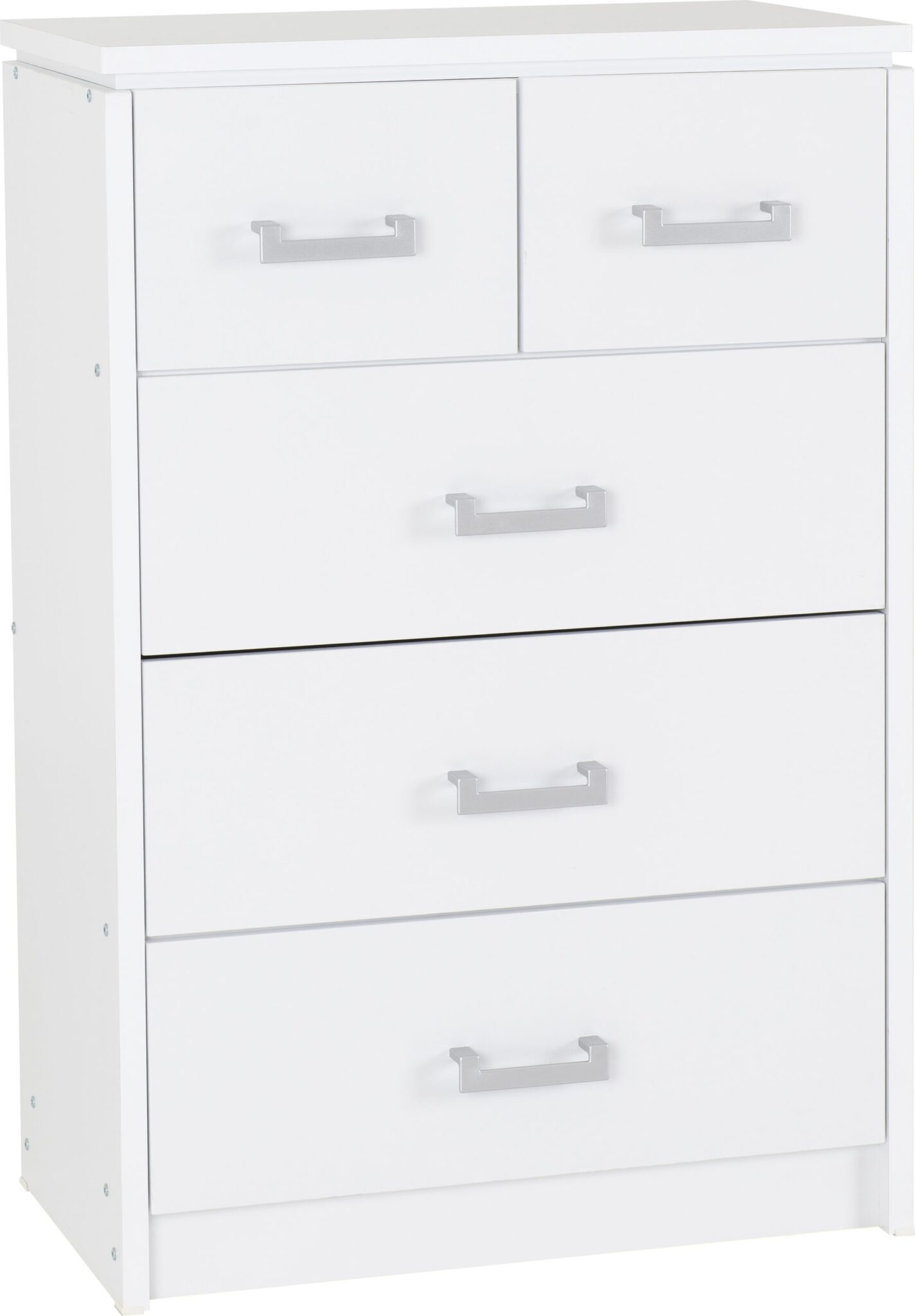 Charles: 3+2 Drawer Chest White – MSKA Solutions Ltd
